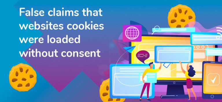 False claims: website cookies were loaded without consent - CookieScan