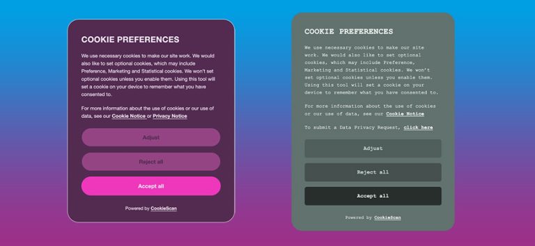 Custom Cookie Banner Designer | Modern, Compliant & Brand-Friendly ...